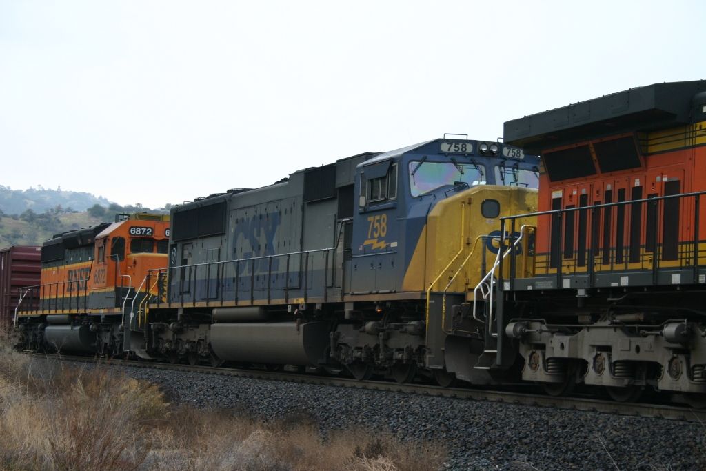 CSX SD70MAC in the lashup